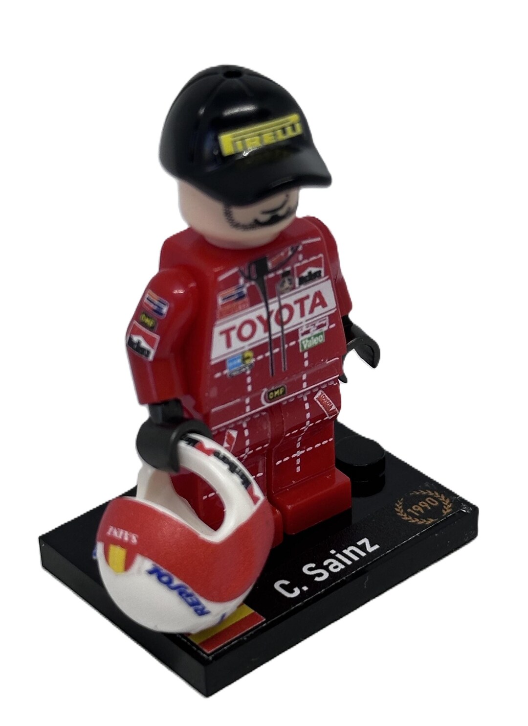 LEGO Rally Legends Minifigure – Carlos Sainz 1990 Season - Etsy