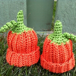 Baby Pumpkin Hat Halloween Fall Autumn Boy Girl Costume - Etsy