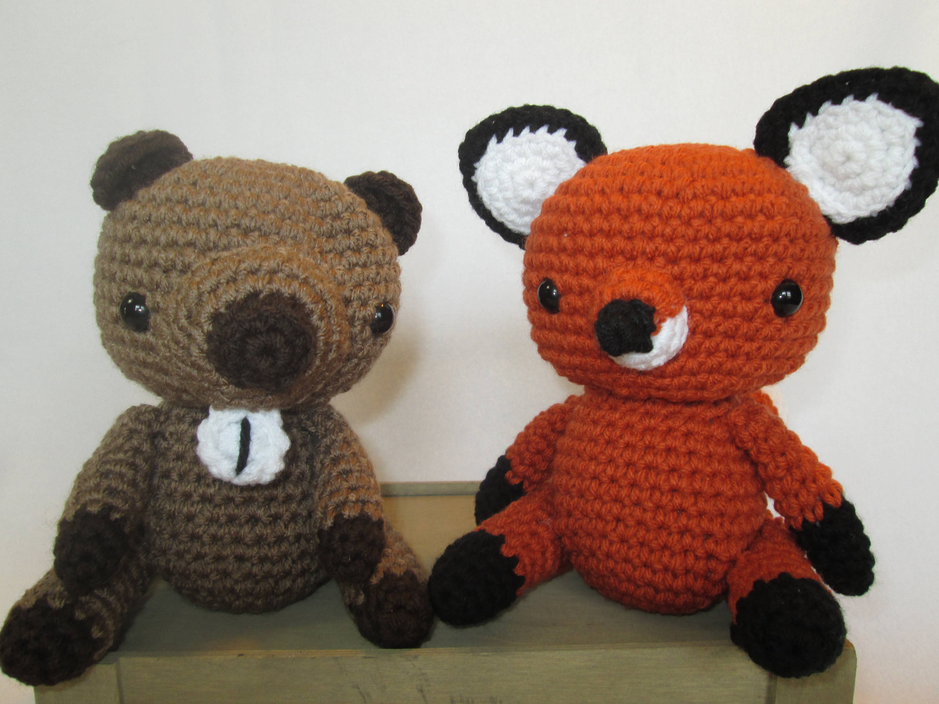 Woodland Creatures Dolls Toy Stuffed Animal Fox Raccoon | Etsy