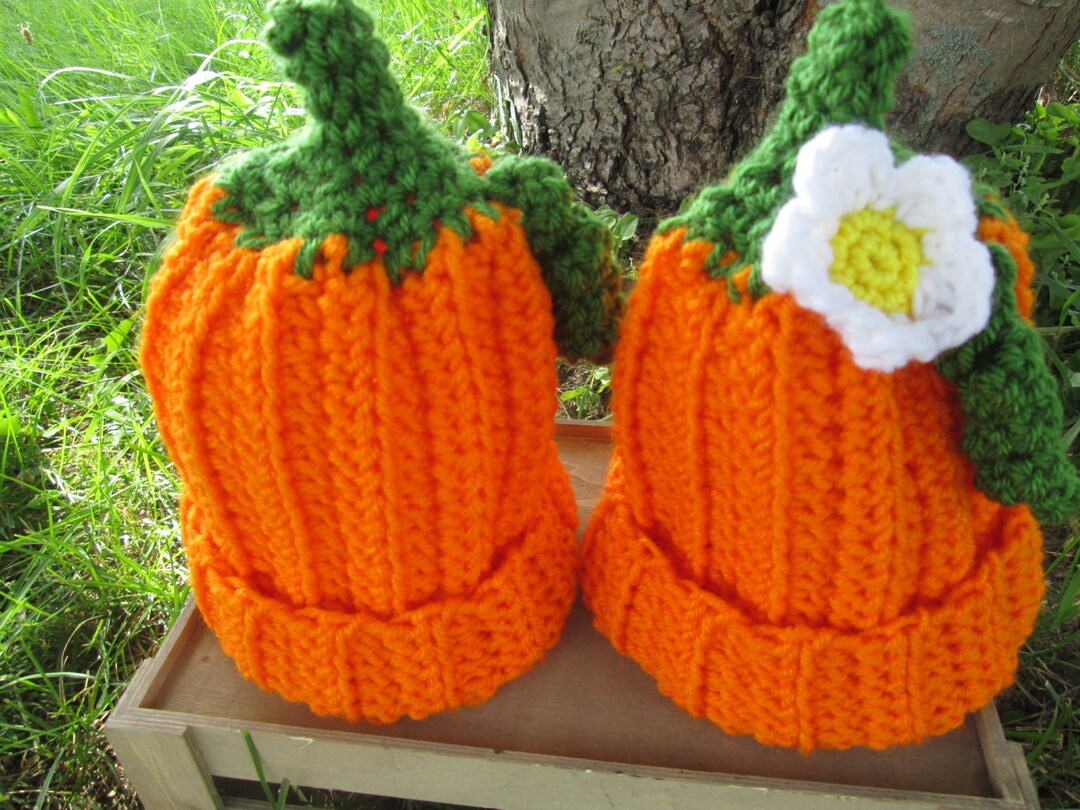 Baby Pumpkin Hat Halloween Fall Autumn Boy Girl Costume - Etsy