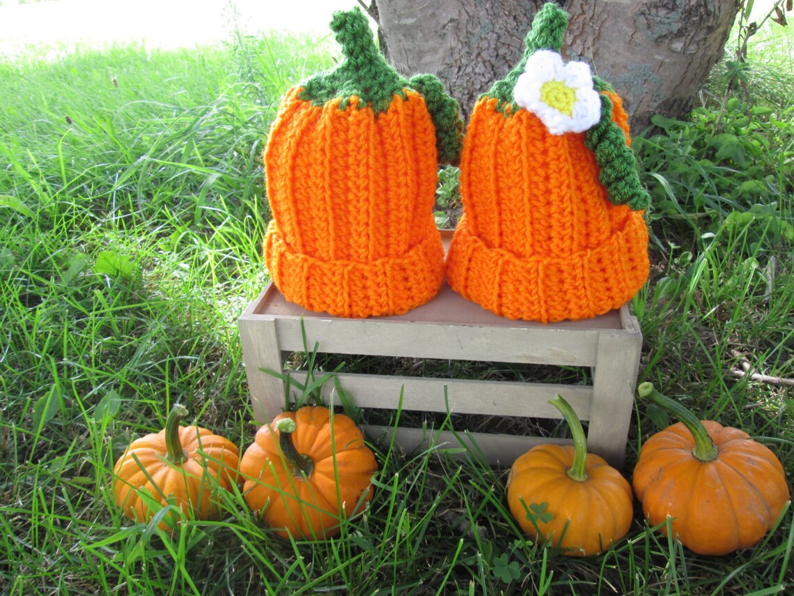 Baby Pumpkin Hat Halloween Fall Autumn Boy Girl Costume - Etsy