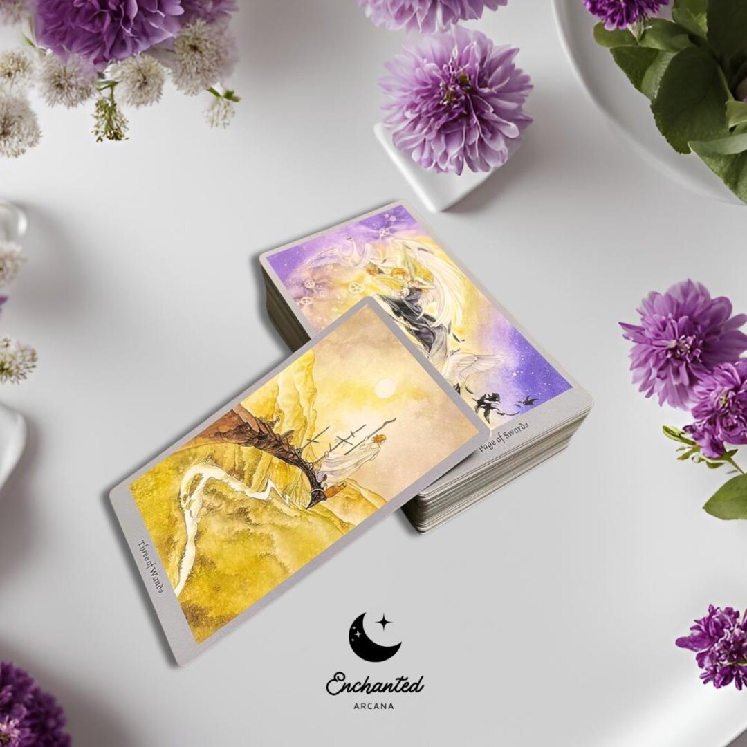 Cute Tarot Deck With Guidebook 78 Unique Tarot Cards Oracle Deck ...