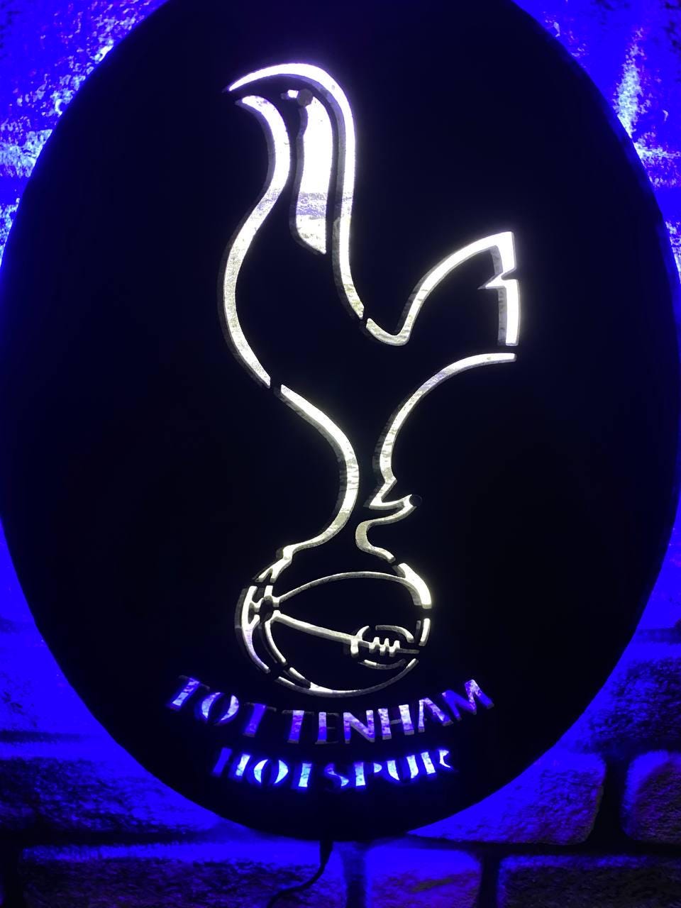 Tottenham Hotspur Led Sign, Neon Sign, Football Team Wall Hangings Sign ...