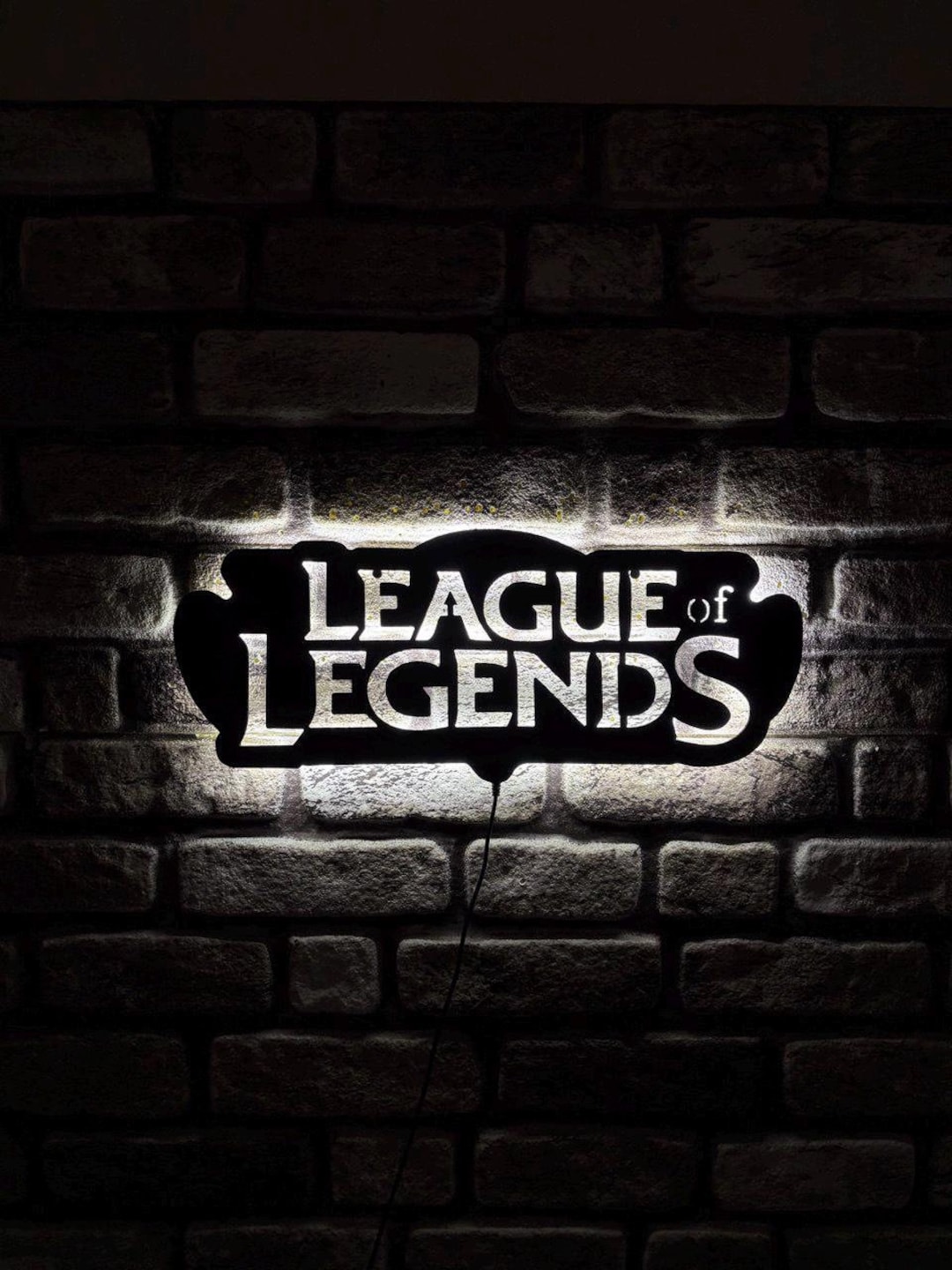 League of Legends Led Neon Sign , Esports Gaming Wall Decor , Lol Fan ...