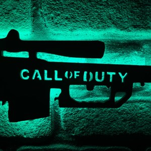 Personalized Awp Rifle Awm Sniper Wall Art RGB Color Changing Led ...