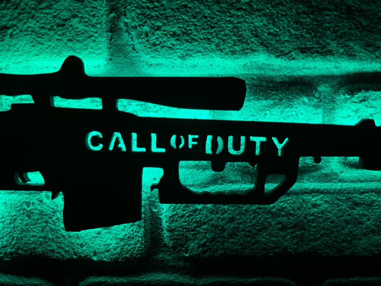 Personalized Awp Rifle Awm Sniper Wall Art RGB Color Changing Led ...