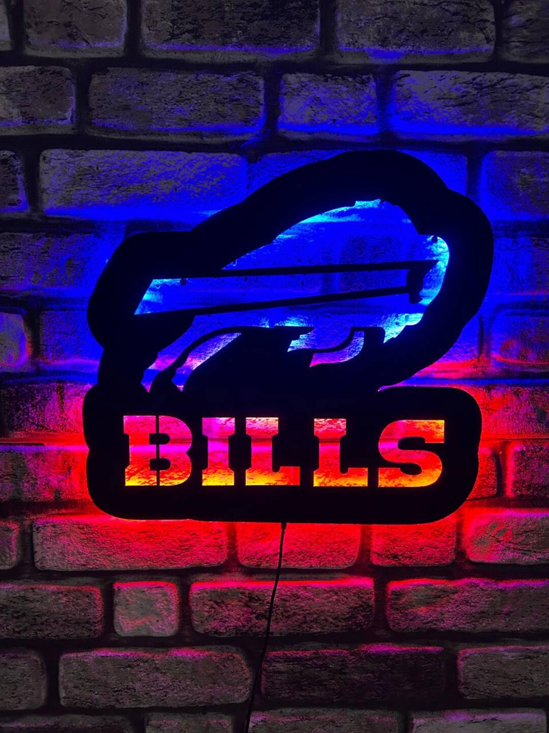 Buffalo Bills NFL Led Sign - Buffalo Bills Fans Led Light - Lighted ...