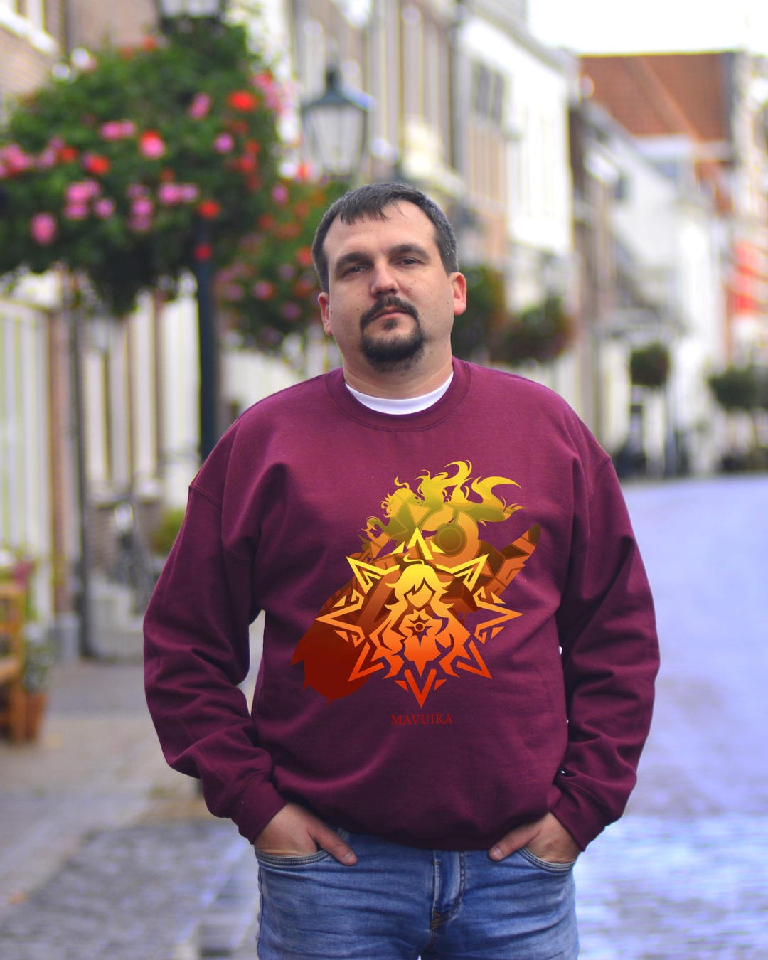 Genshin Impact Mavuika Sweatshirt Eleven Fatui Harbingers Anime Waifu ...
