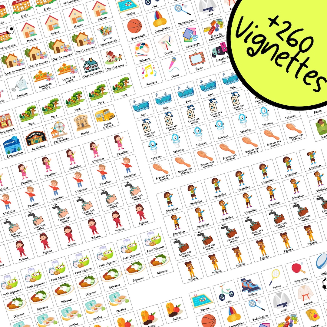 260 Printable Routine Stickers for Weekly Planner | Sold Without Weekly ...
