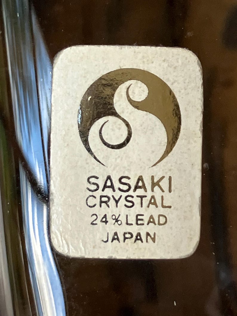 Sasaki Crystal Japan - Bird Sculpture - Etsy