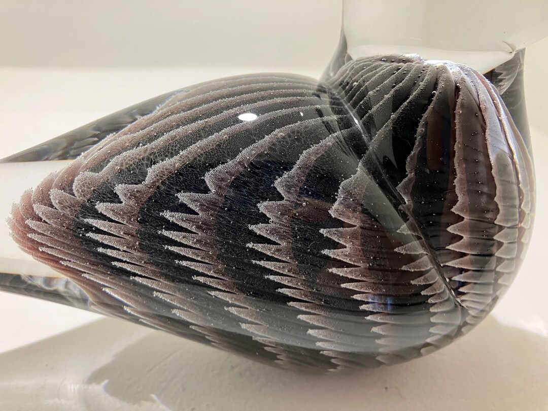 FM Konstglas Ronneby Sweden Glass Sculpture Duck - Etsy