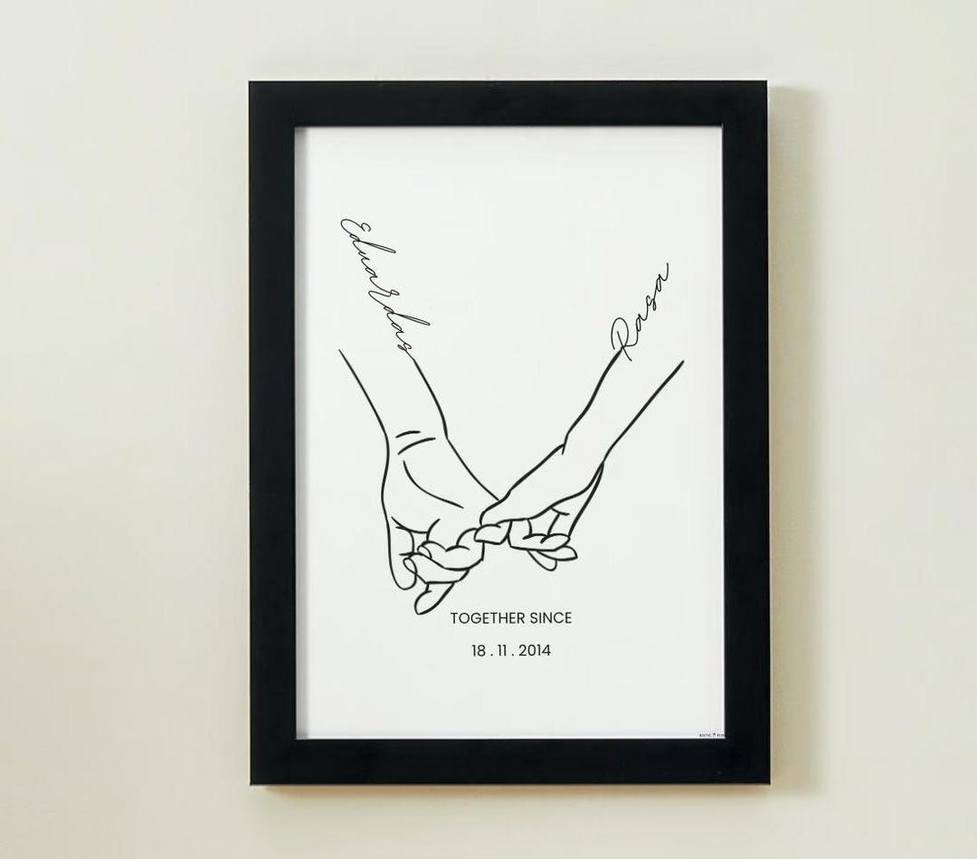 Together Since, Personalised Printable Poster - Etsy