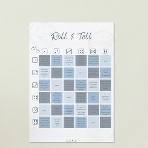 Role the Dice. Printable Download Couples' Date Night Game - Etsy