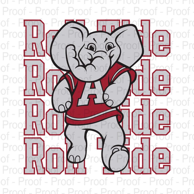 Alabama Crimson Tide Svg - Etsy