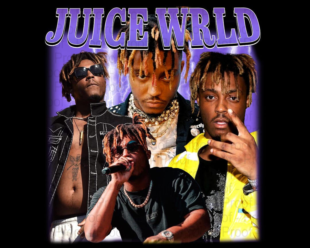 Juice Wrld Png Ready to Print, Printable Design, Artist, 90s, Rap Tee ...