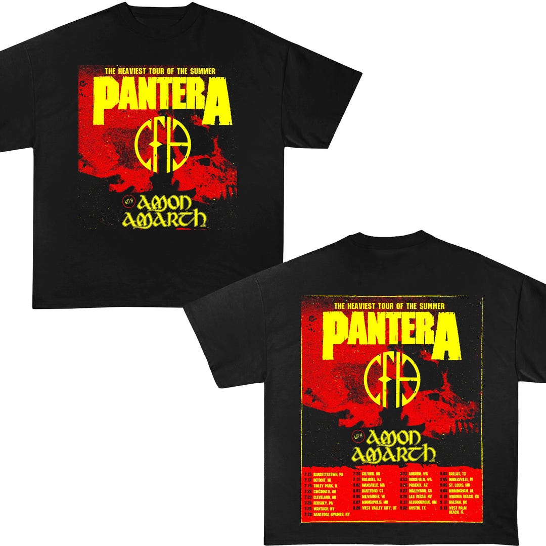 2025 Pantera the Heaviest Tour of the Summer Shirt, Pantera Shirt, Pantera the Heaviest Tour ...