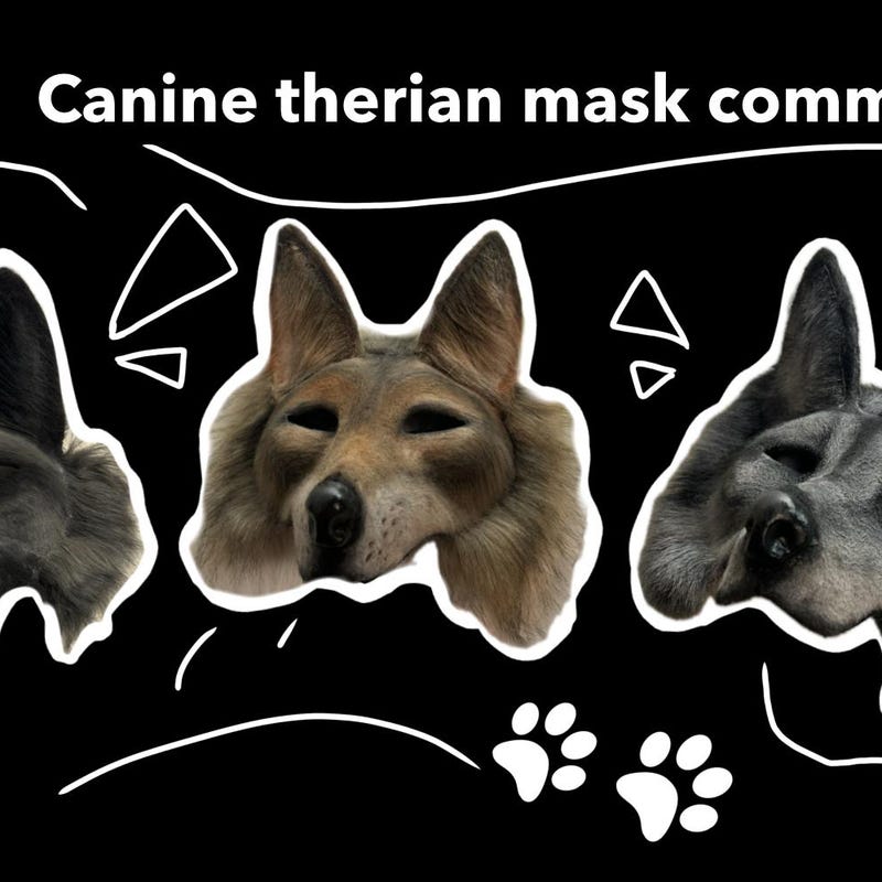 Therian Mask Coyote - Etsy