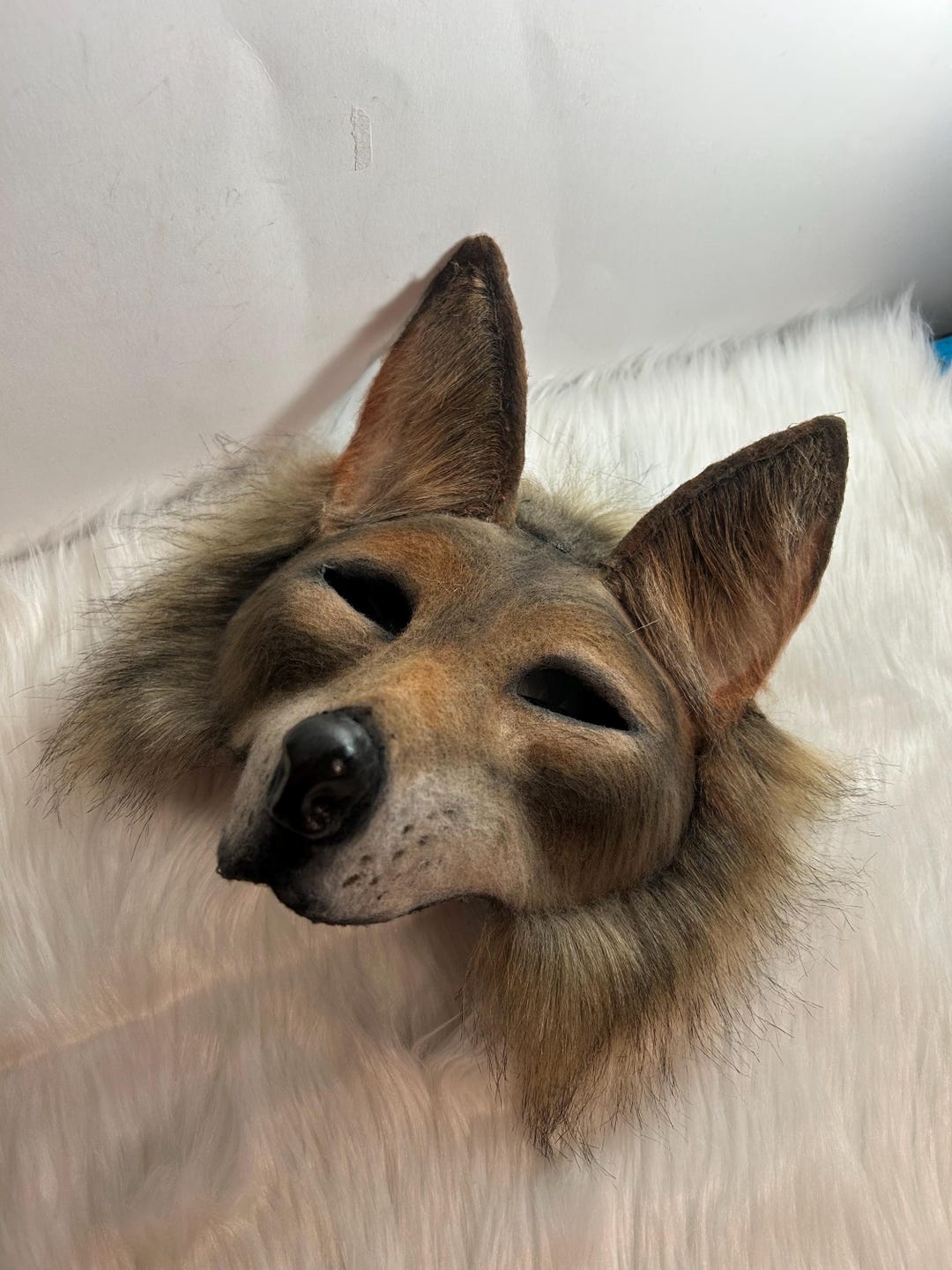 Realistic Coyote Therian Mask for Therians and Quadrobics Therian Style ...