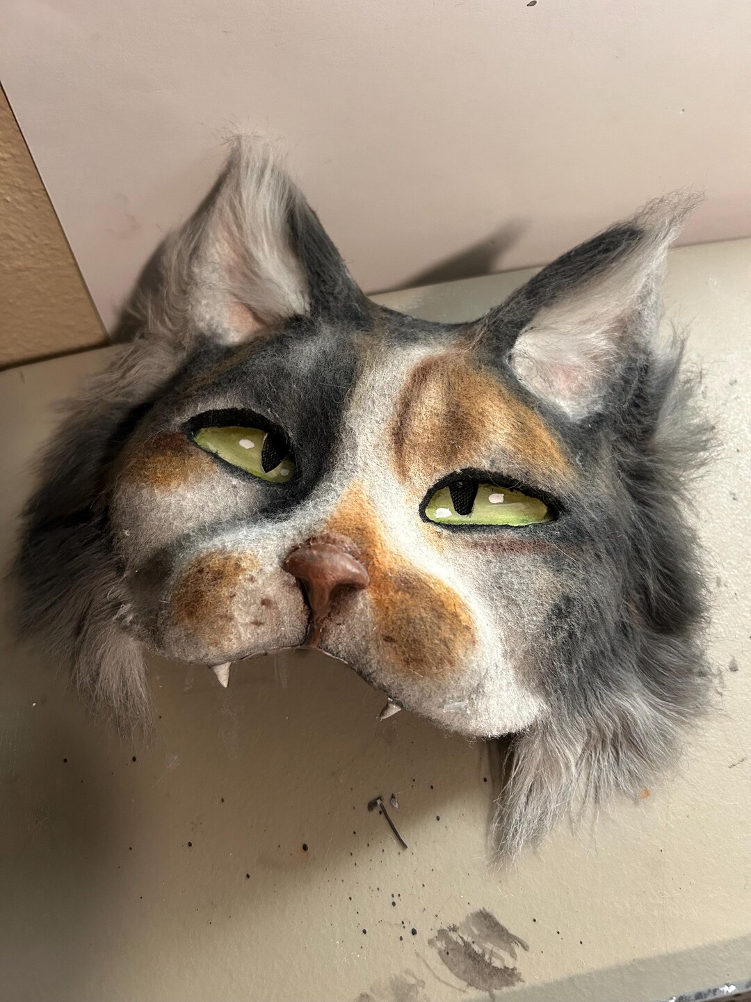 Realistic Calico Cat Furry Therian Mask - Etsy