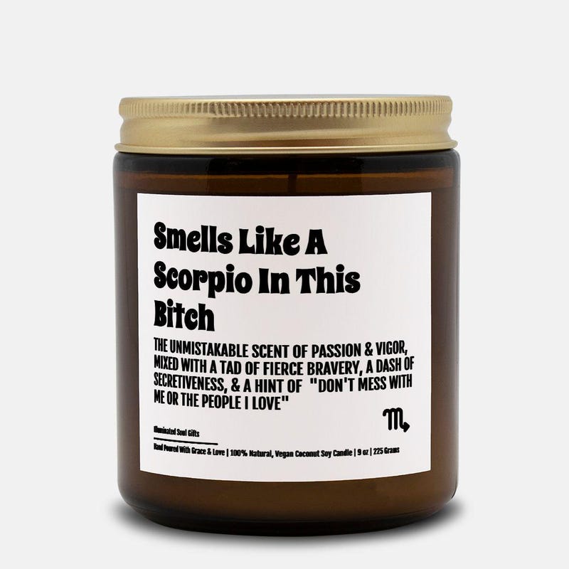 Scorpio Candle - Etsy