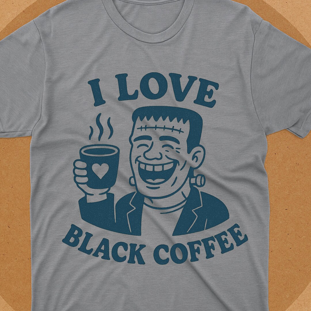 Frankenstein Coffee PNG: Funny Halloween Shirt Design (digital Download ...