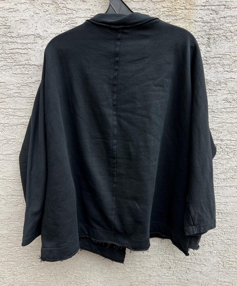 Nuovo Borgo Avant Garde Black Oversized Sweatshirt - Etsy