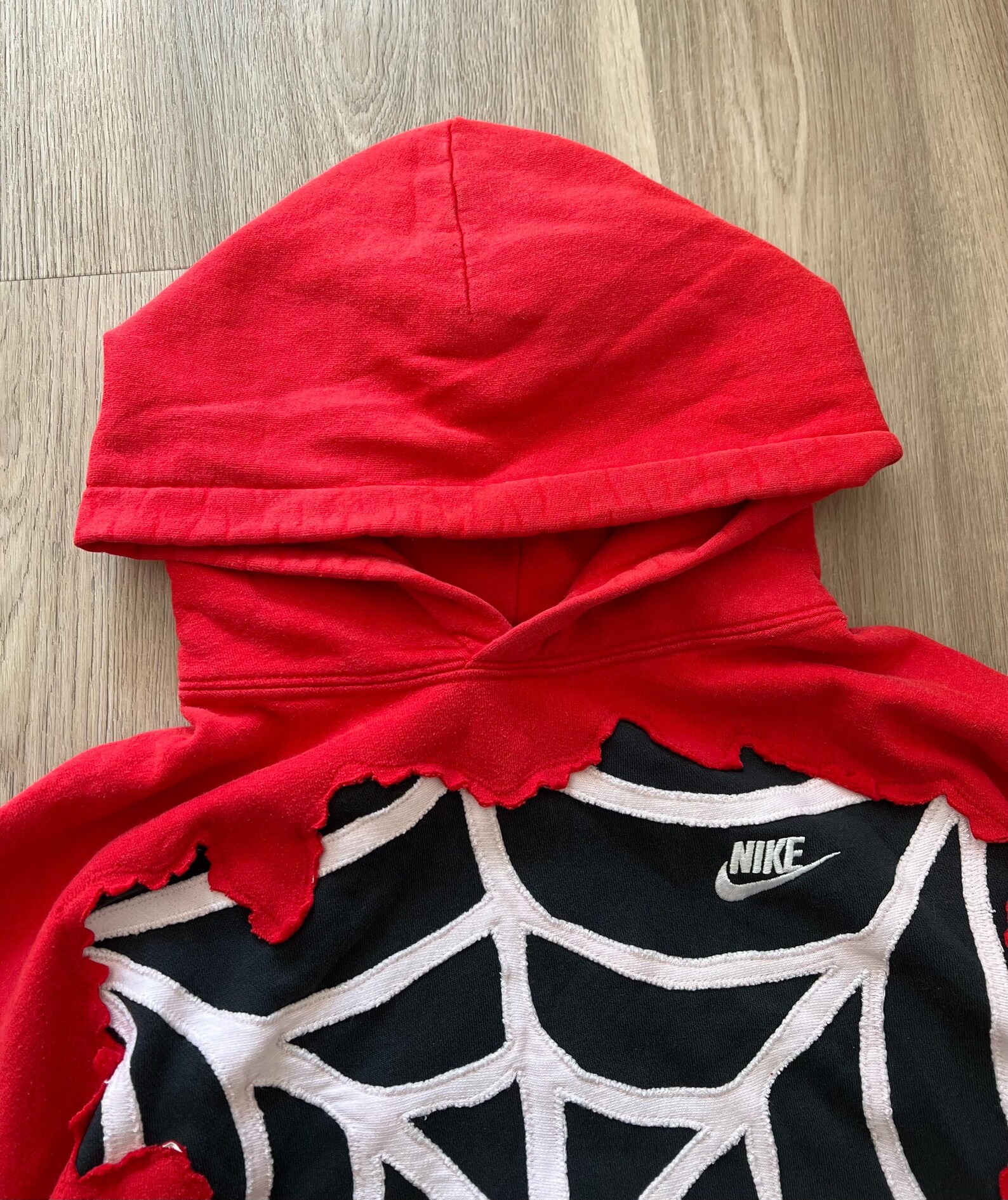 Vintage Nike Spider Web Y2K Custom Hoodie - Etsy