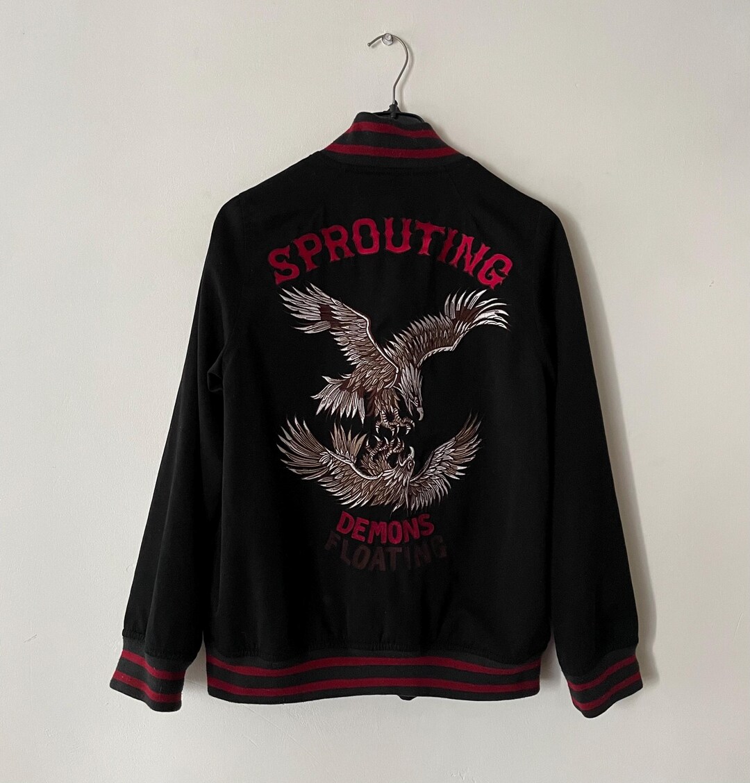 Vintage Algonquins Punk Two-sided Bomber Jacket - Etsy