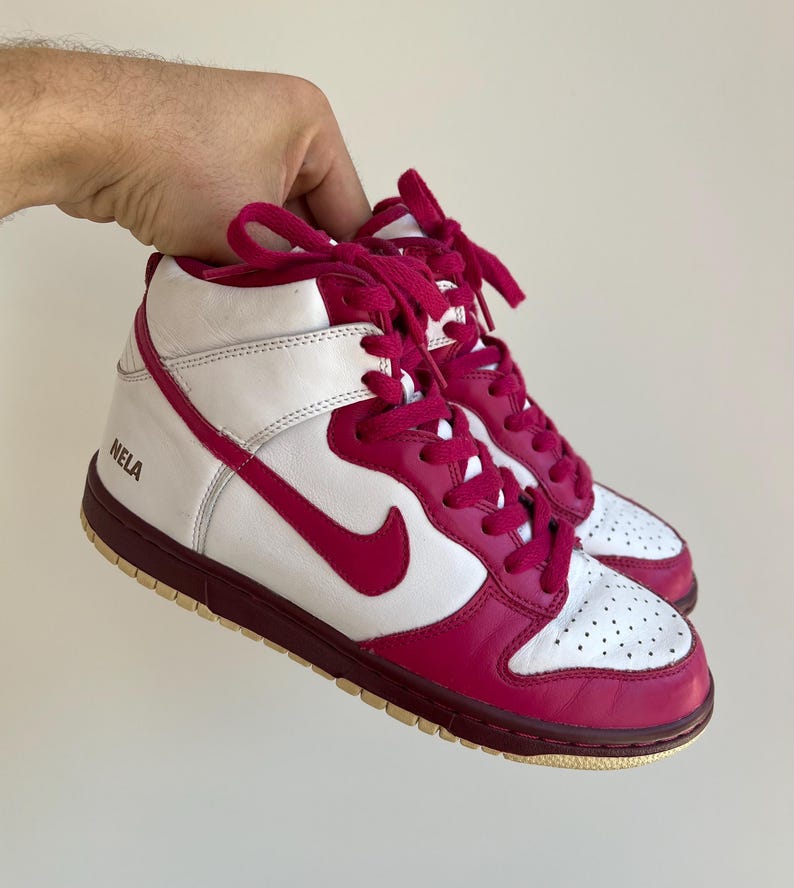 Nike ID Nela SB Dunk High Sneakers - Etsy