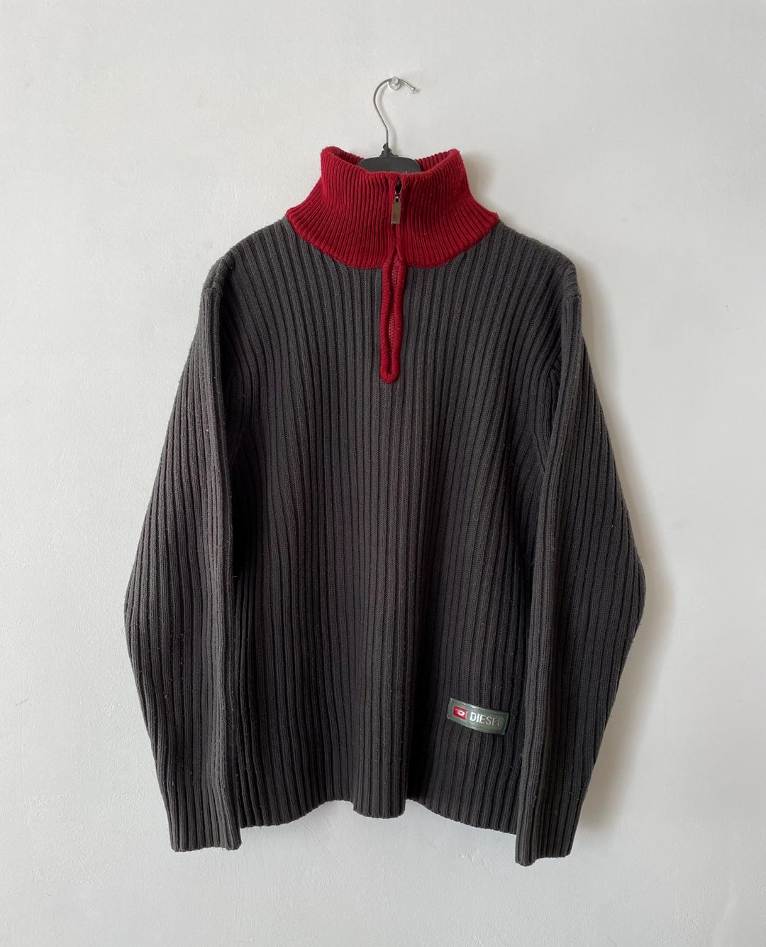Vintage Diesel Knit Sweater - Etsy