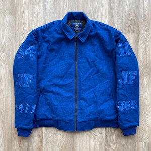 Vintage Design JF #10 Fresh University Wool Bomber Jacket - Etsy