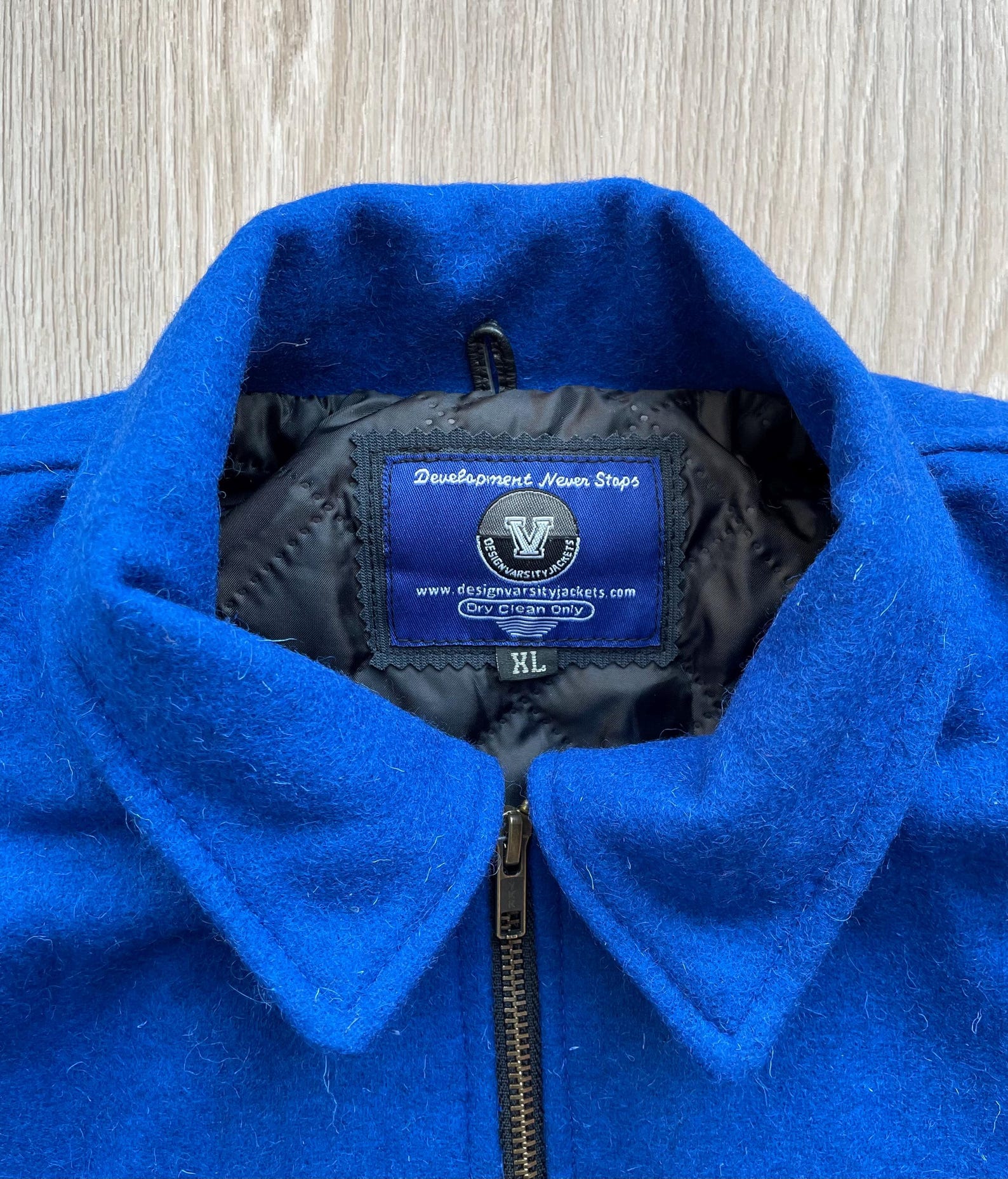 Vintage Design JF #10 Fresh University Wool Bomber Jacket - Etsy
