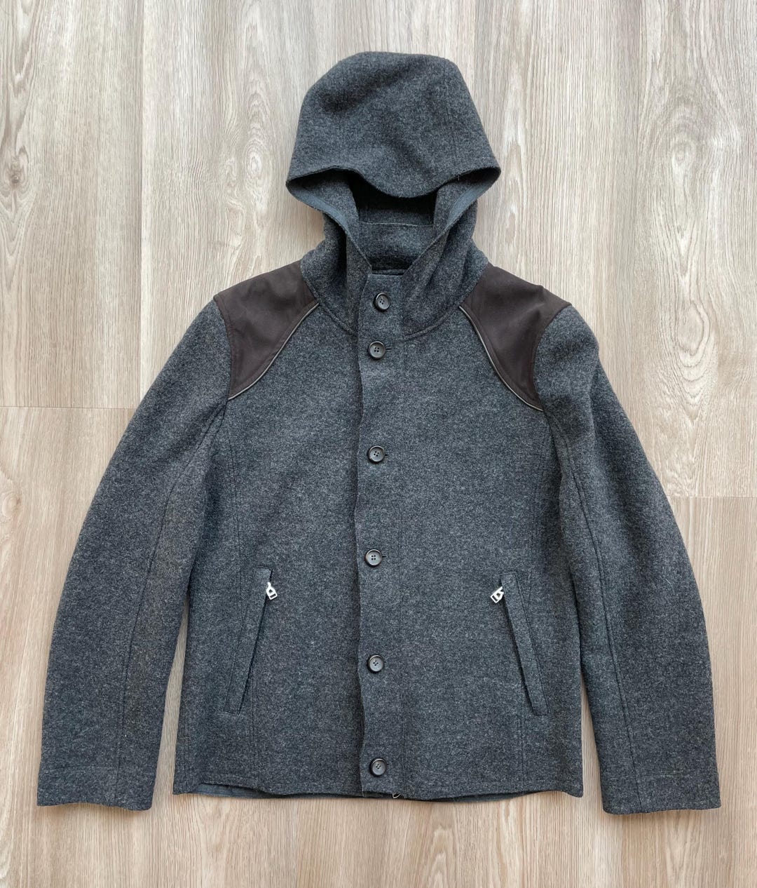 Vintage Bogner Wool Grey Bomber Jacket - Etsy