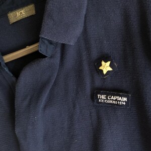 Iceberg Navy Blue Cardigan - Etsy