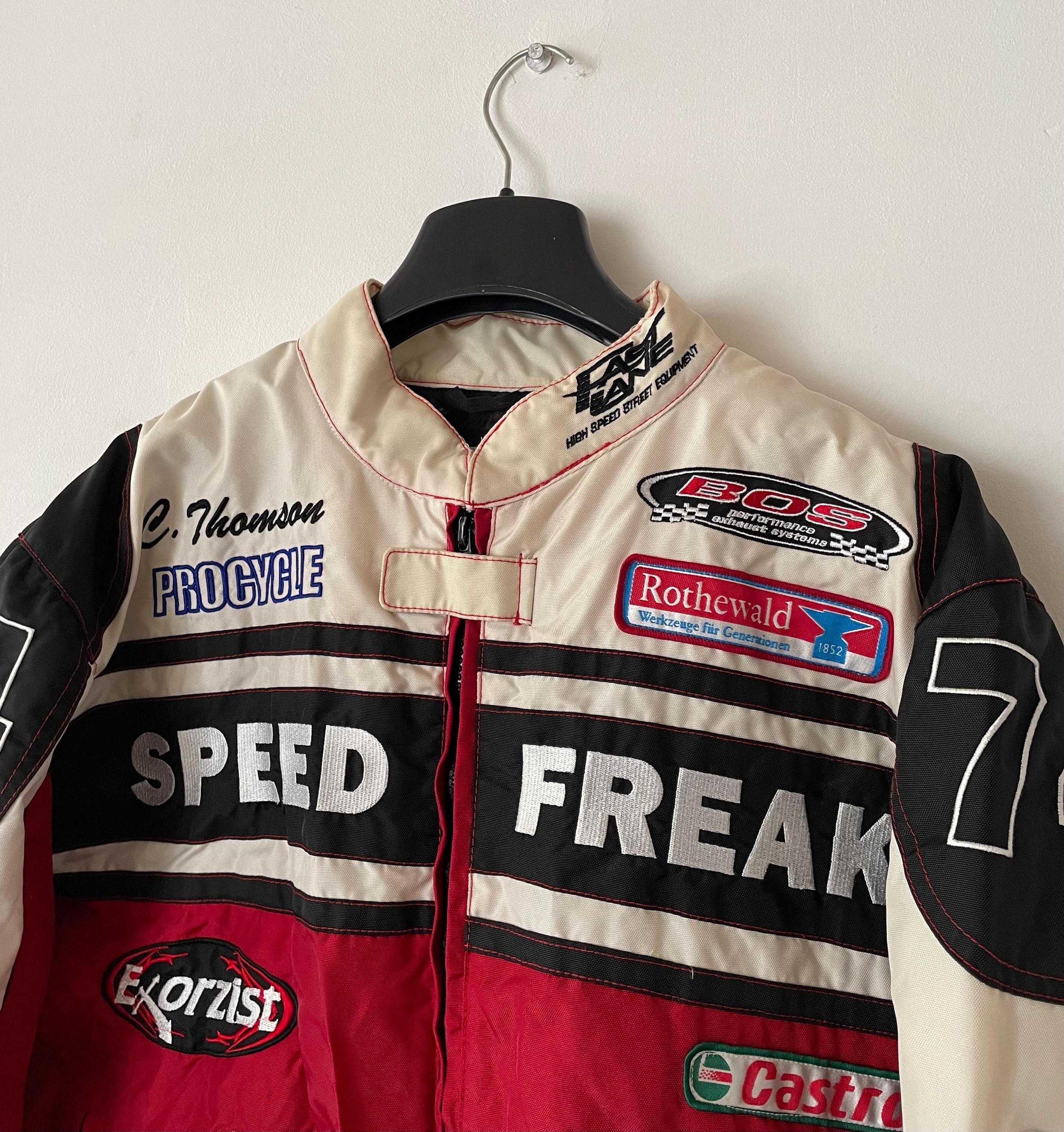 Vintage Speed Freak Motorcycle Rare Racing Bomber Jacket - Etsy