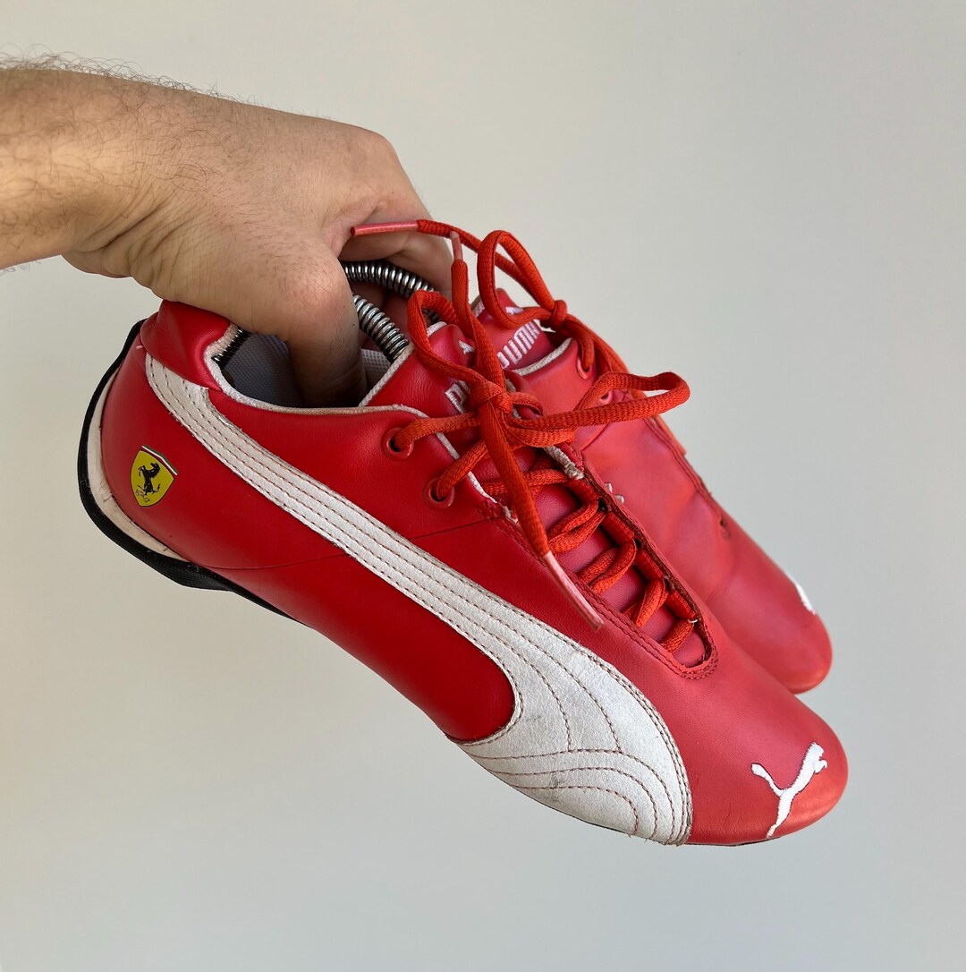 Vintage Puma Ferrari Speed Cat Leather Racing Sneakers - Etsy
