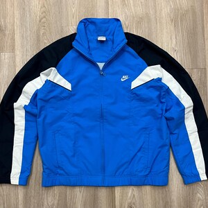 Vintage Nike Blue Track Jacket - Etsy