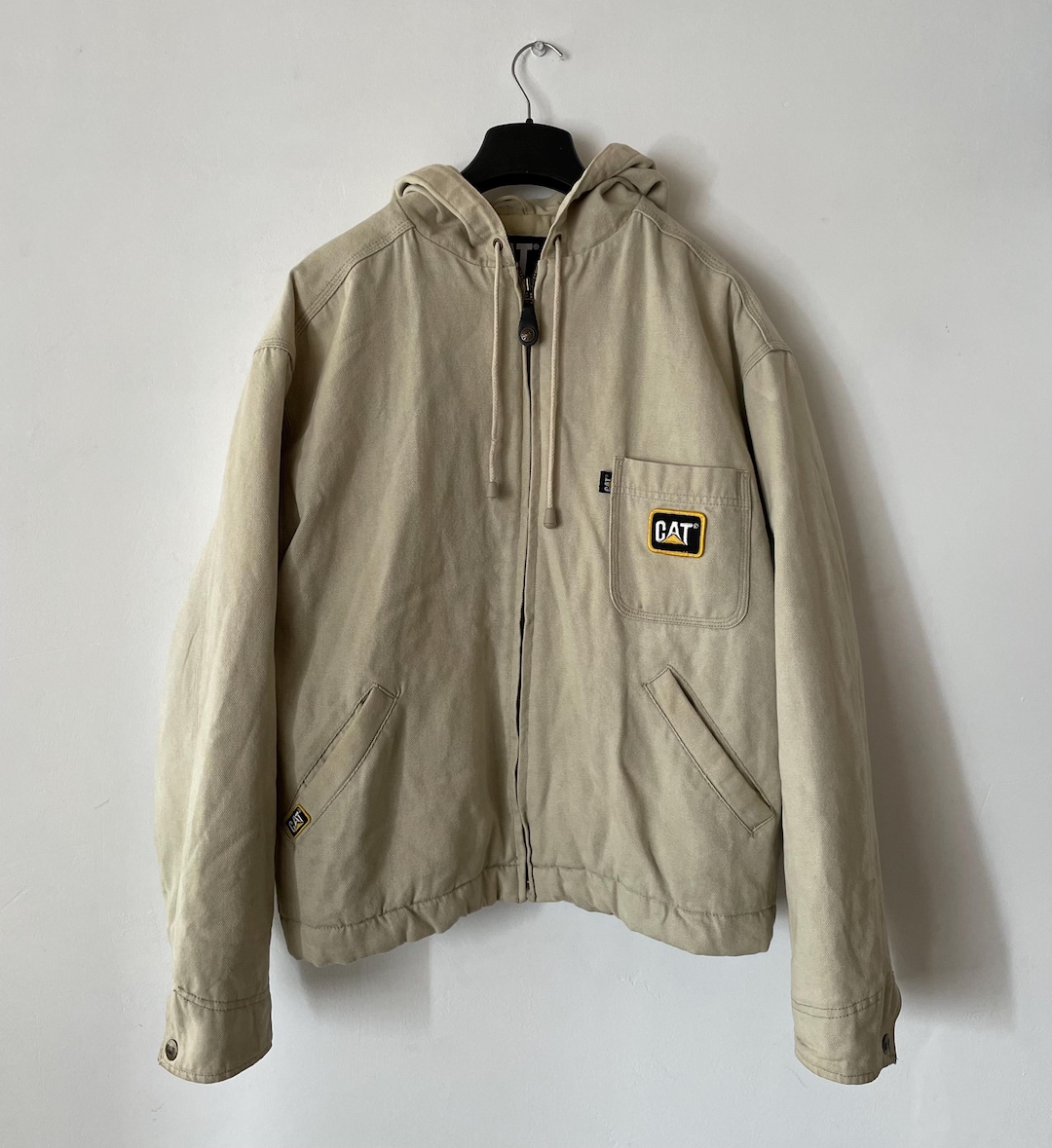 Vintage CAT Caterpillar Workers Bomber Jacket - Etsy