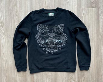 Black and silver kenzo jumper store
