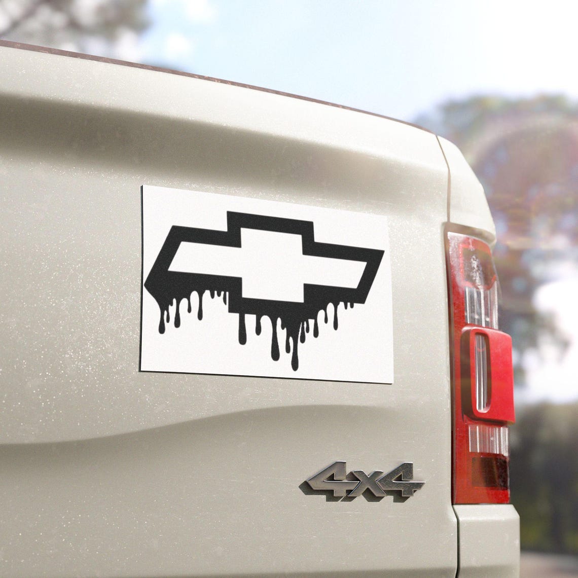 Dripping Chevy Logo, Vehicle Magnet/magnetic Bumper Sticker - Etsy