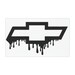 Dripping Chevy Logo, Vehicle Magnet/magnetic Bumper Sticker - Etsy
