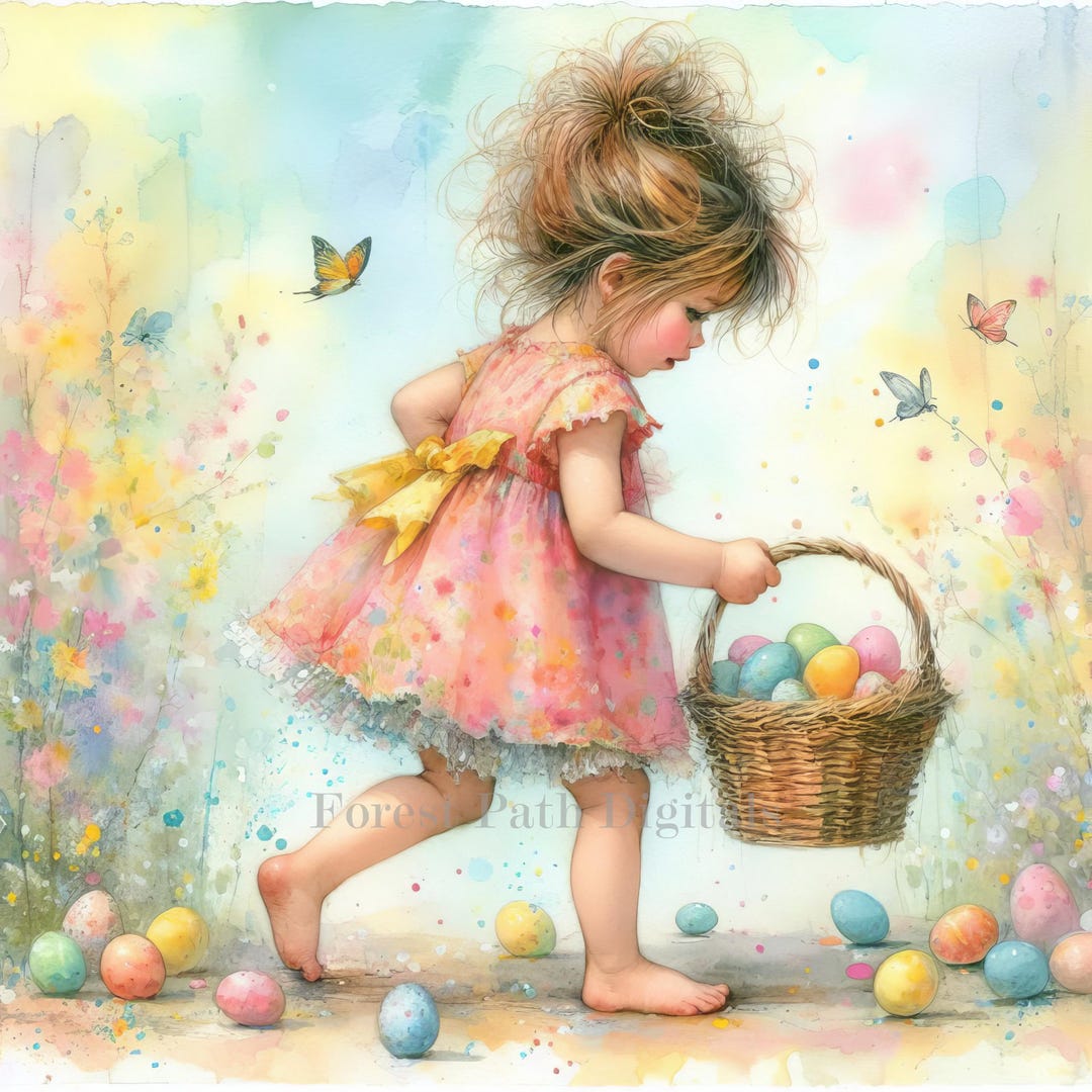 Easter Egg Hunt- Clip Art Bundle, Digital Download, Digital Files ...