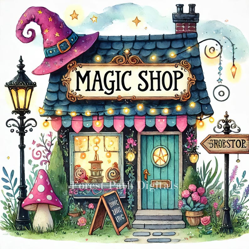 Magic Shop - Clip Art Bundle, Digital Download, Digital Files ...