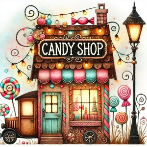 Candy Shop- Clip Art Bundle, Digital Download, Digital Files, Digital ...