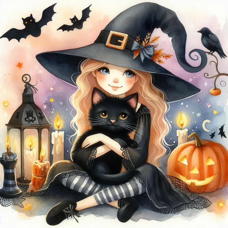 Halloween Hugs - Clip Art Bundle, Digital Download Images Files ...