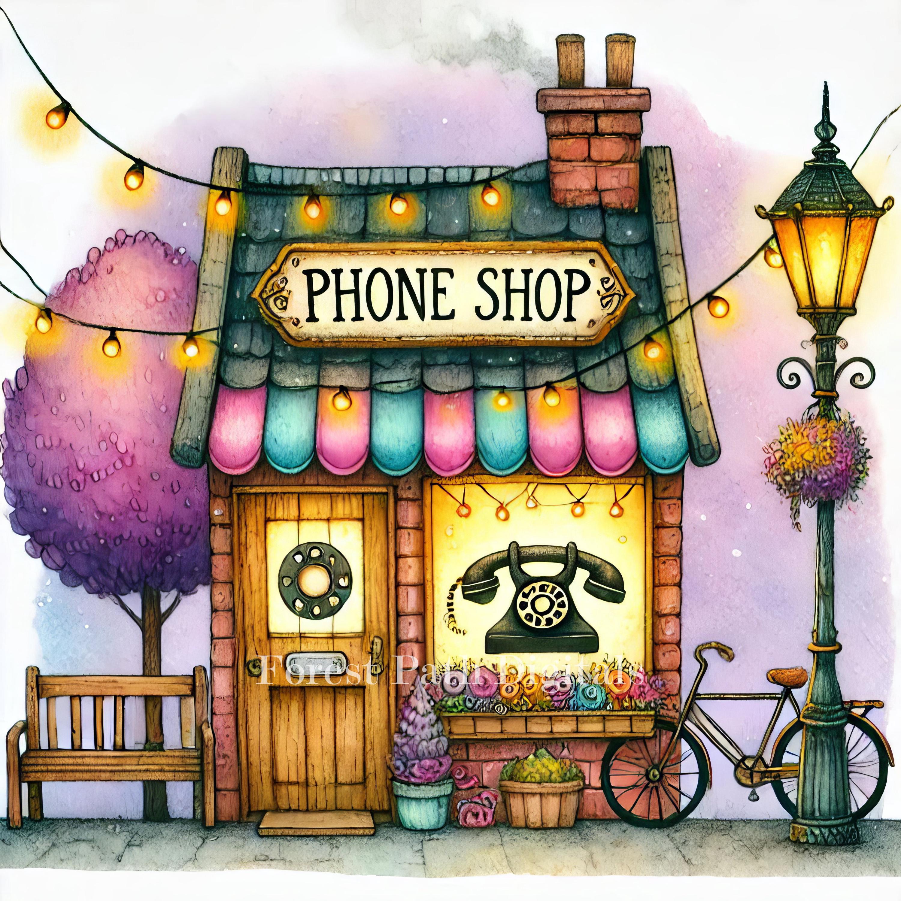 Phone Shop - Clip Art Bundle, Digital Download, Digital Files ...