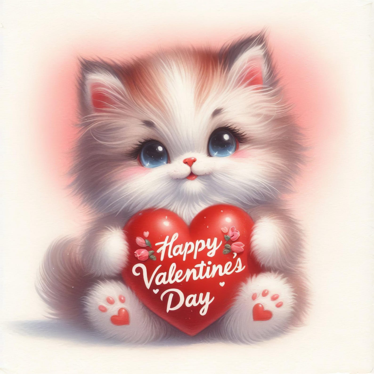 Adorable Valentine Animals - Clip Art Bundle, Digital Download ...