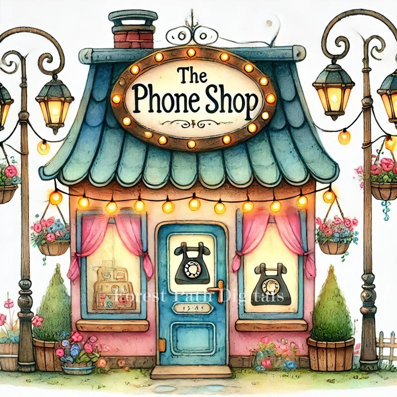 Phone Shop - Clip Art Bundle, Digital Download, Digital Files ...