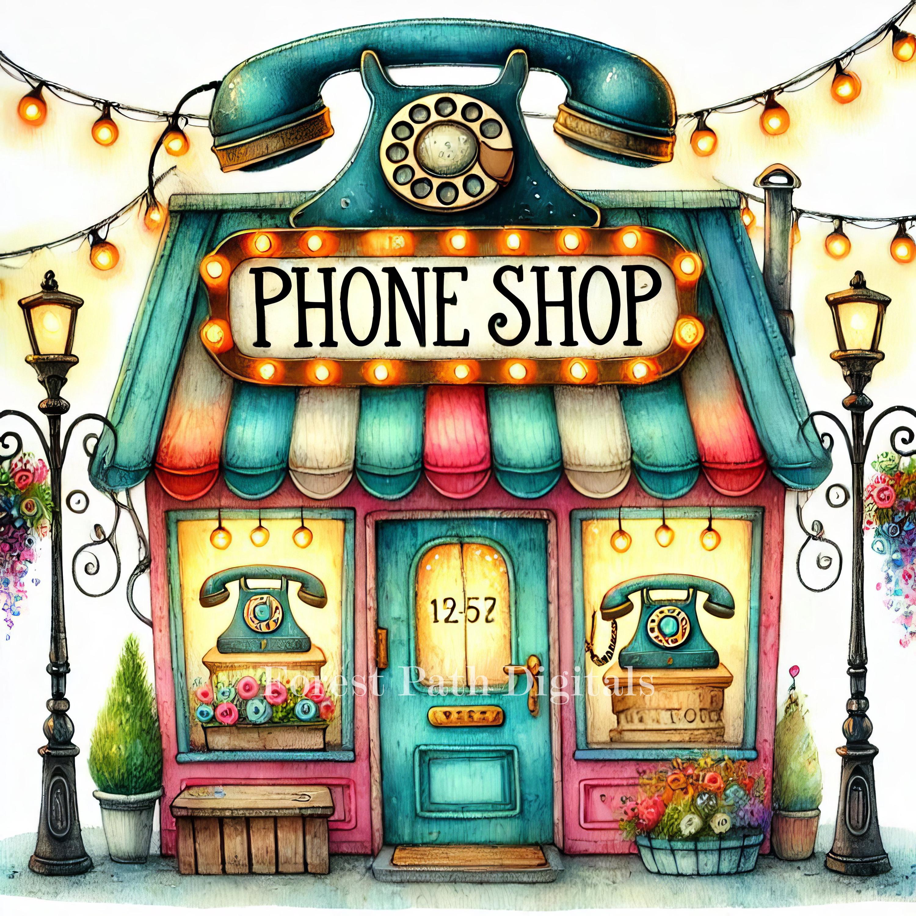 Phone Shop - Clip Art Bundle, Digital Download, Digital Files ...