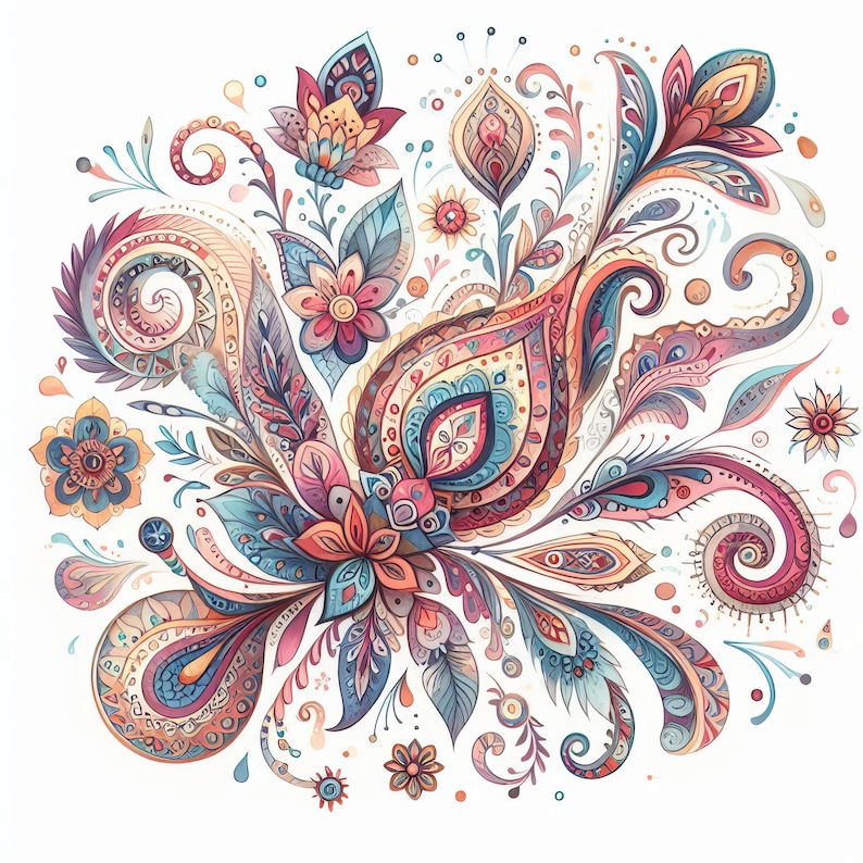Boho Mandalas - Clip Art Bundle, Digital Images Files Download ...